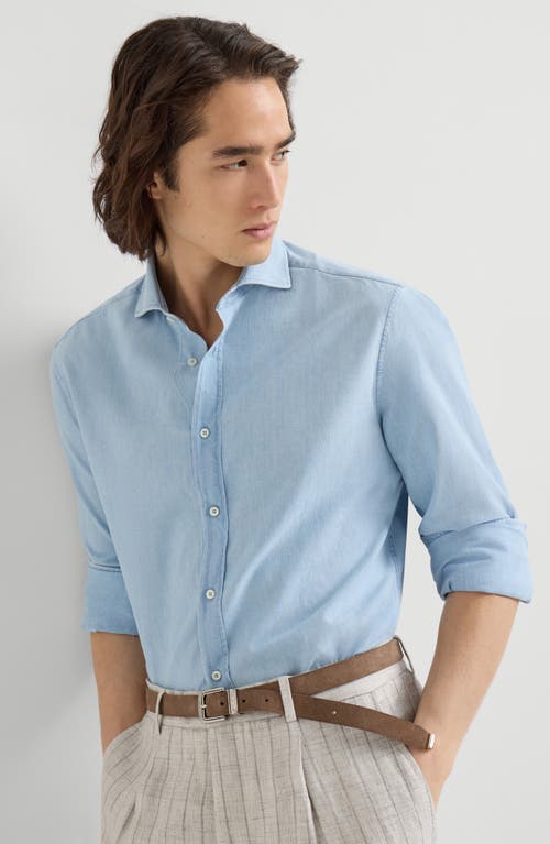 BRUNELLO CUCINELLI chambray shirt